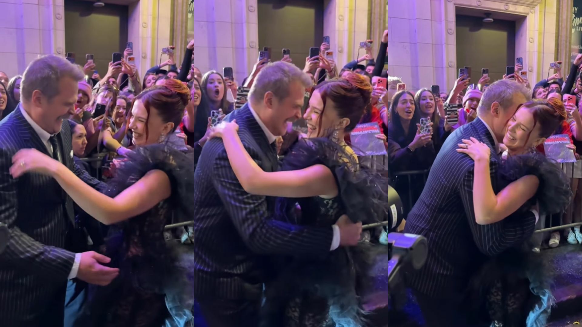 Sorprende cercanía entre Millie Bobby Brown y David Harbour en el ...